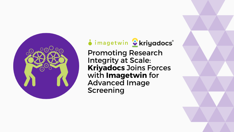 Enhancing Research Integrity: Kriyadocs Partners with Imagetwin for Advanced Image Screening